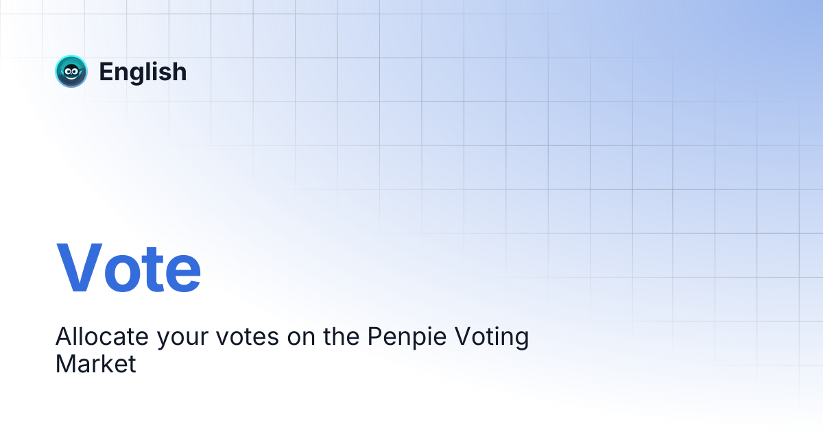 Vote | English